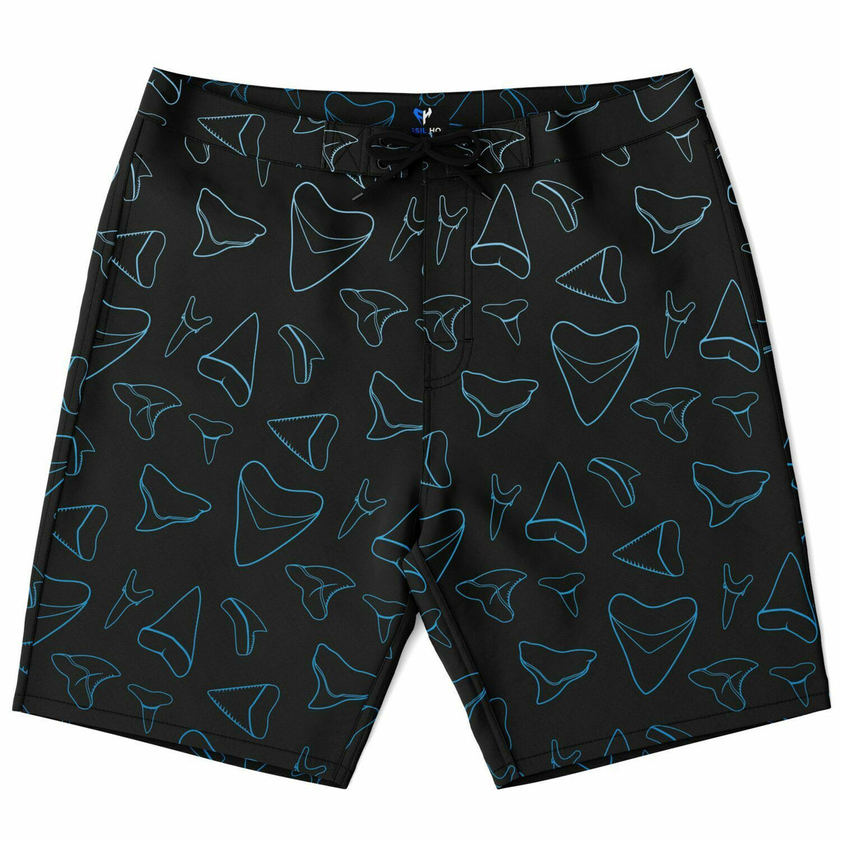 SHARK TOOTH BOARD SHORTS - FREE SHIPPING – Fossil Hog
